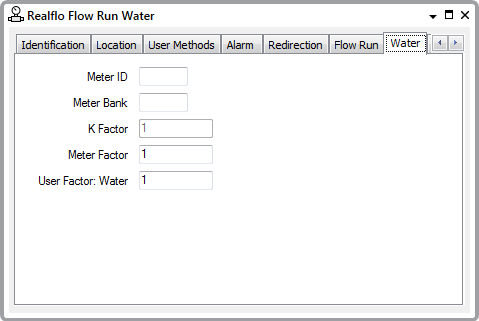 SCADAPack Modbus Realflo Driver Guide - Water Flow Run Properties (Configuring a SCADAPack ...